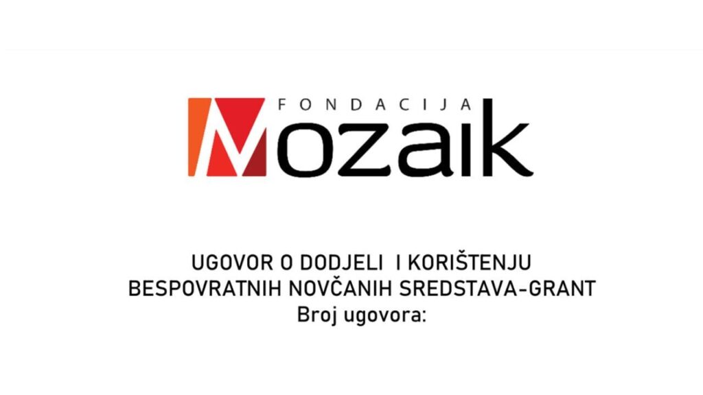 Ugovor o dodjeli granta za projekte Omladinske banke - Rolify